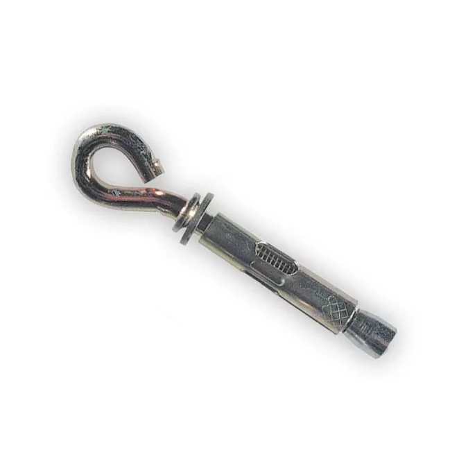 Mini Eye Bolt Sleeved Intermediate Fixing - BZP