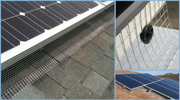 GALVANIZED - 30m Solar Panel Bird Exclusion Kit, 60 Retaining Clips ...
