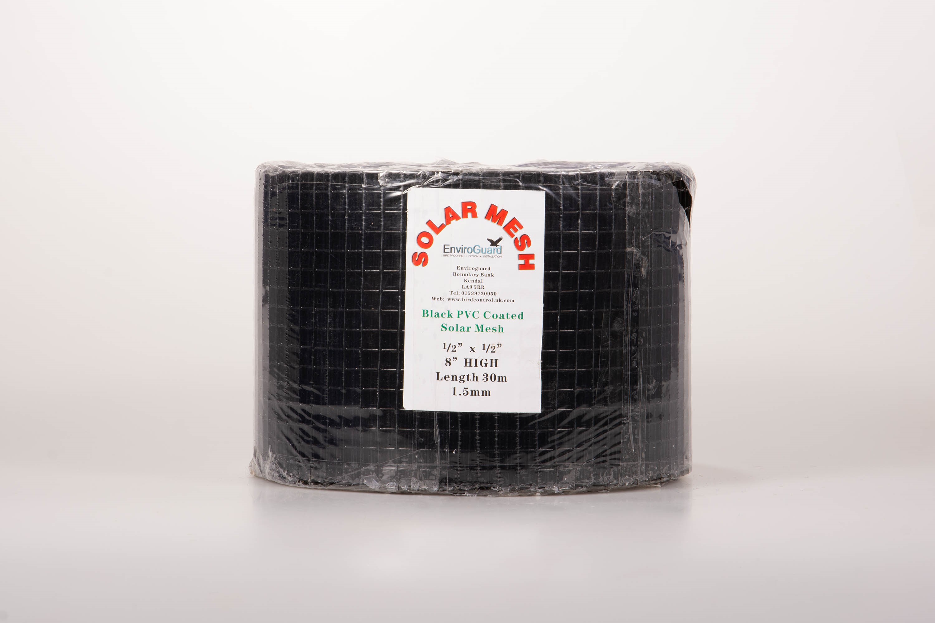 Professional 30m Solar Panel Bird Exclusion Kit (BLACK PVC COATED MESH ...
