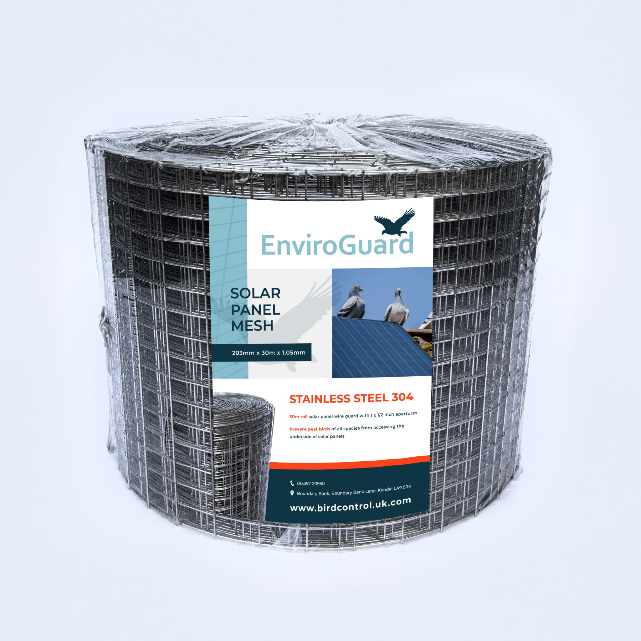 STAINLESS STEEL - 30m Solar Panel Bird Exclusion Kit, 60 Retaining ...